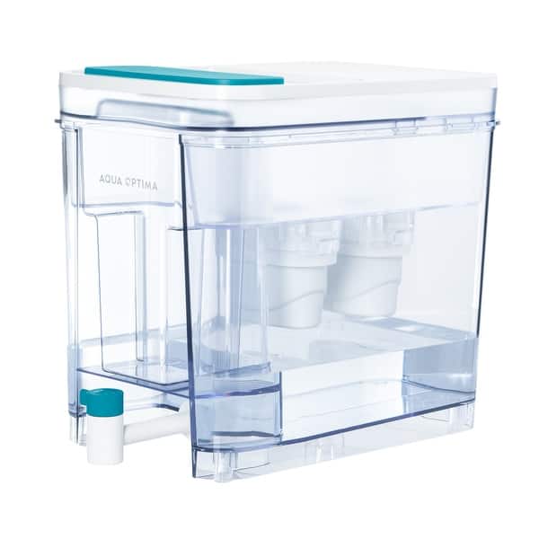 Perfect Pour XL 35 Cup Water Filter Dispenser by Aqua Optima - Bed Bath ...