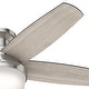 Hunter 48" Avia Low Profile Ceiling Fan w/ LED Light, Handheld Remote ...