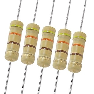 1000x 1W Watt 430 Ohm 5% Axial Carbon Film Resistors - Bed Bath ...