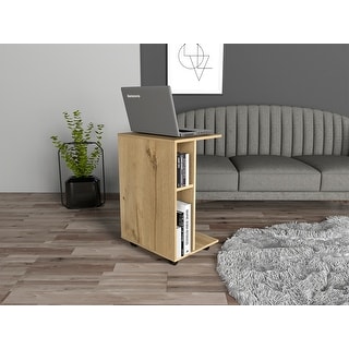 Tray Table With Two Lateral Shelves And Lower Shelf - Bed Bath & Beyond ...