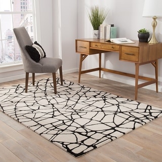 Nikki Chu Modern & Contemporary Accent Viscose Area Rug | Overstock.com