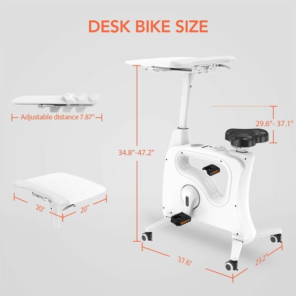 ACTIVESIT Home Office Exercise Chair All-in-One Desk Bike Workstation ...