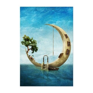 Home Sweet Moon Illustrations Fantasy Flute Music Art Print/Poster ...