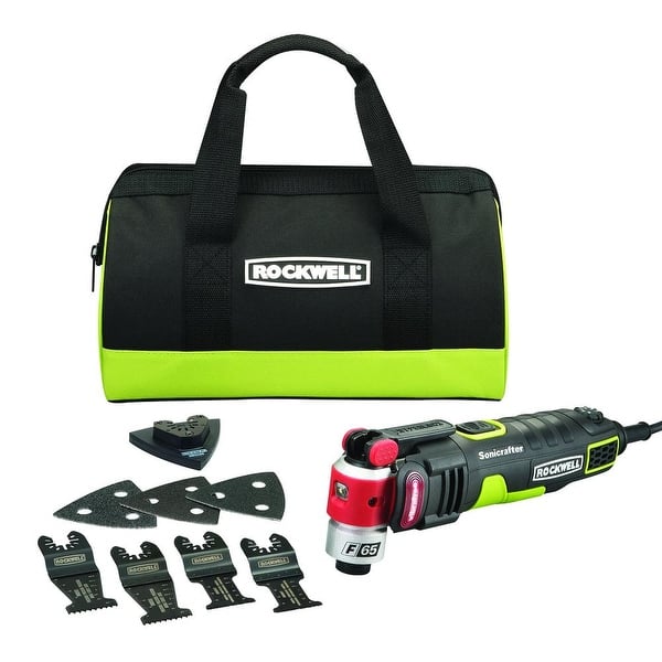 ROCKWELL Sonicrafter 10 Piece Variable Speed Oscillating Tool Kit - Bed ...