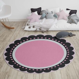 Miraculous Ladybug Marinette's Bedroom Pink Area Rug by Well Woven ...