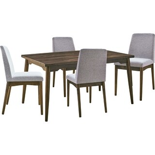 Hanover Portland 5-Piece Dining Set with Rectangle Table and 4 ...