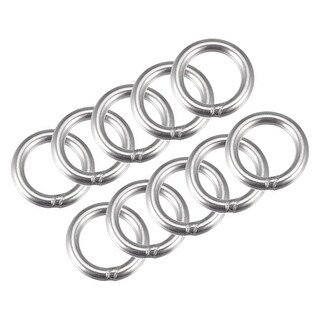 304 Stainless Steel Welded O Ring 5mm Thickness 10pcs - Bed Bath ...
