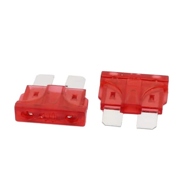 20pcs 10A Fuse Truck SUV Fuses Miniature Blade Fuse Red - Red,Silver ...