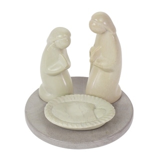 Soapstone Creche Kenya Nativity Set with Base - Bed Bath & Beyond ...