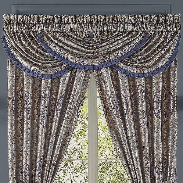 J. Queen New York Botticelli Window Waterfall Valance - Bed Bath ...