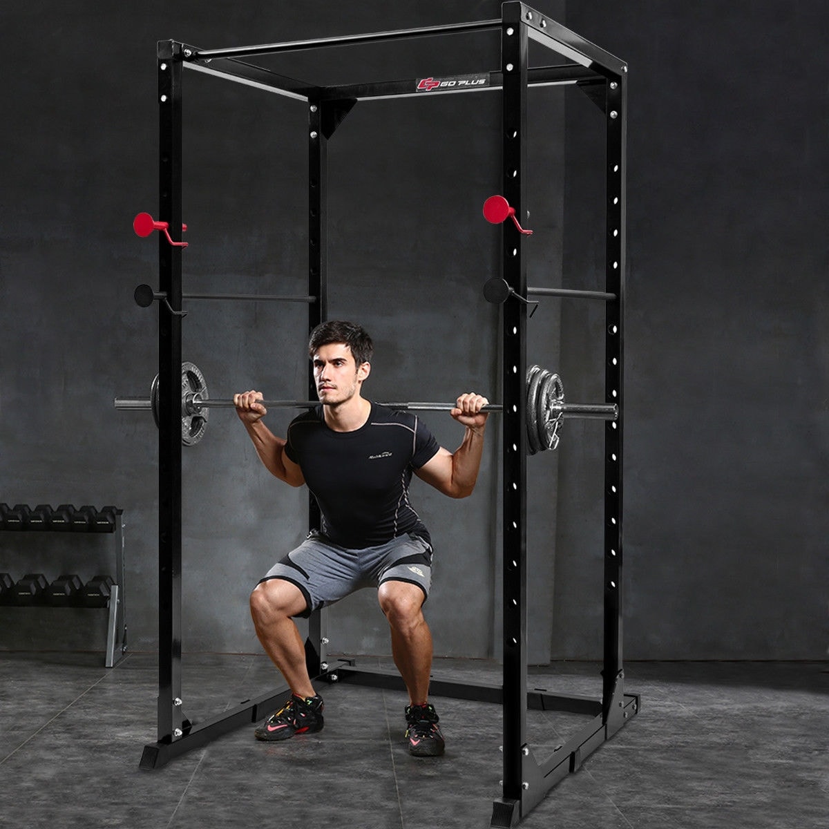 squat rack gym plus