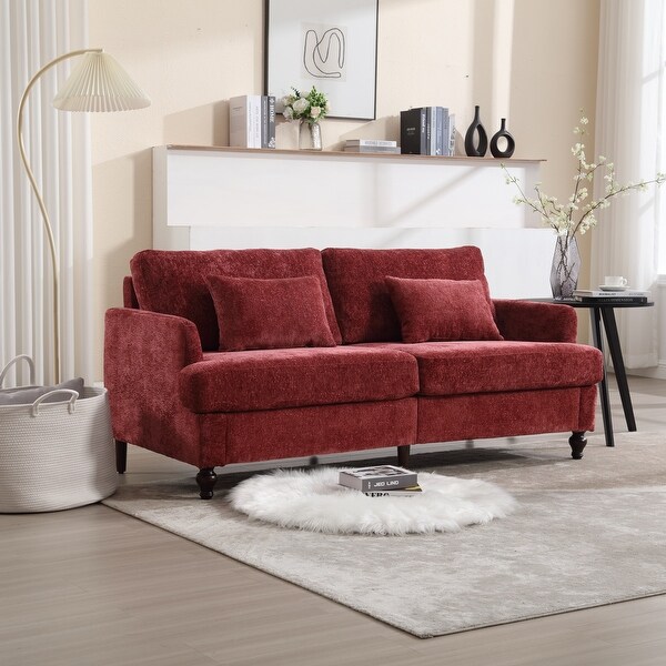 Red 2 seater sofa bed store