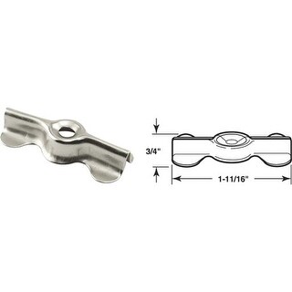 Prime Line Prod. Double Wing Clips 181874 Unit: CARD - Bed Bath ...