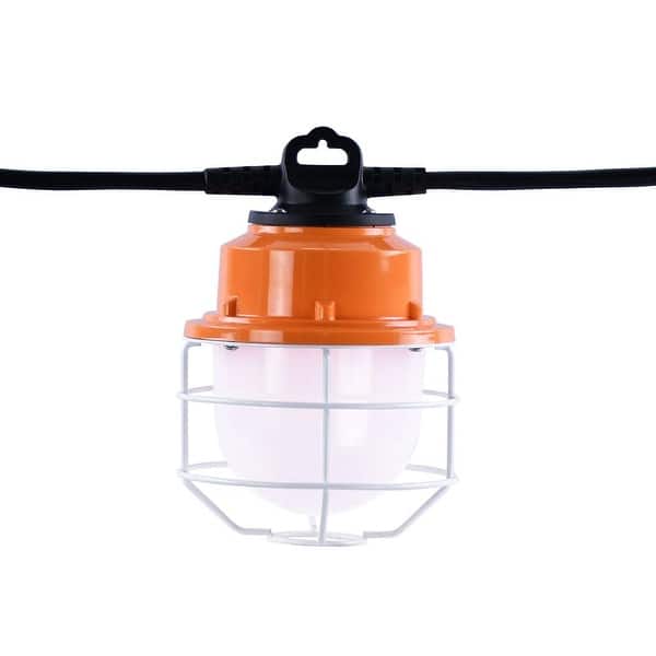 100W LED Temporary Construction Hanging Work Light Fixture Daylight ...