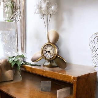 Howard Miller Propeller Vintage Transitional Modern Alarm Clock - Bed ...