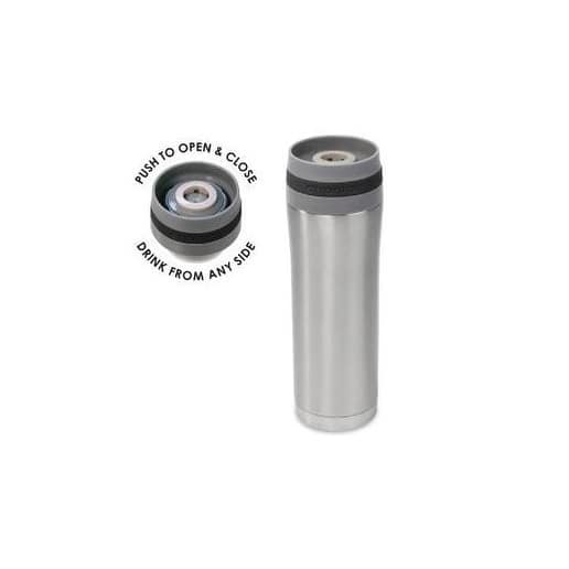 Chantal Cookware Sl92-T Bk Travel Mug Ss 15Oz Black Band - Bed Bath ...