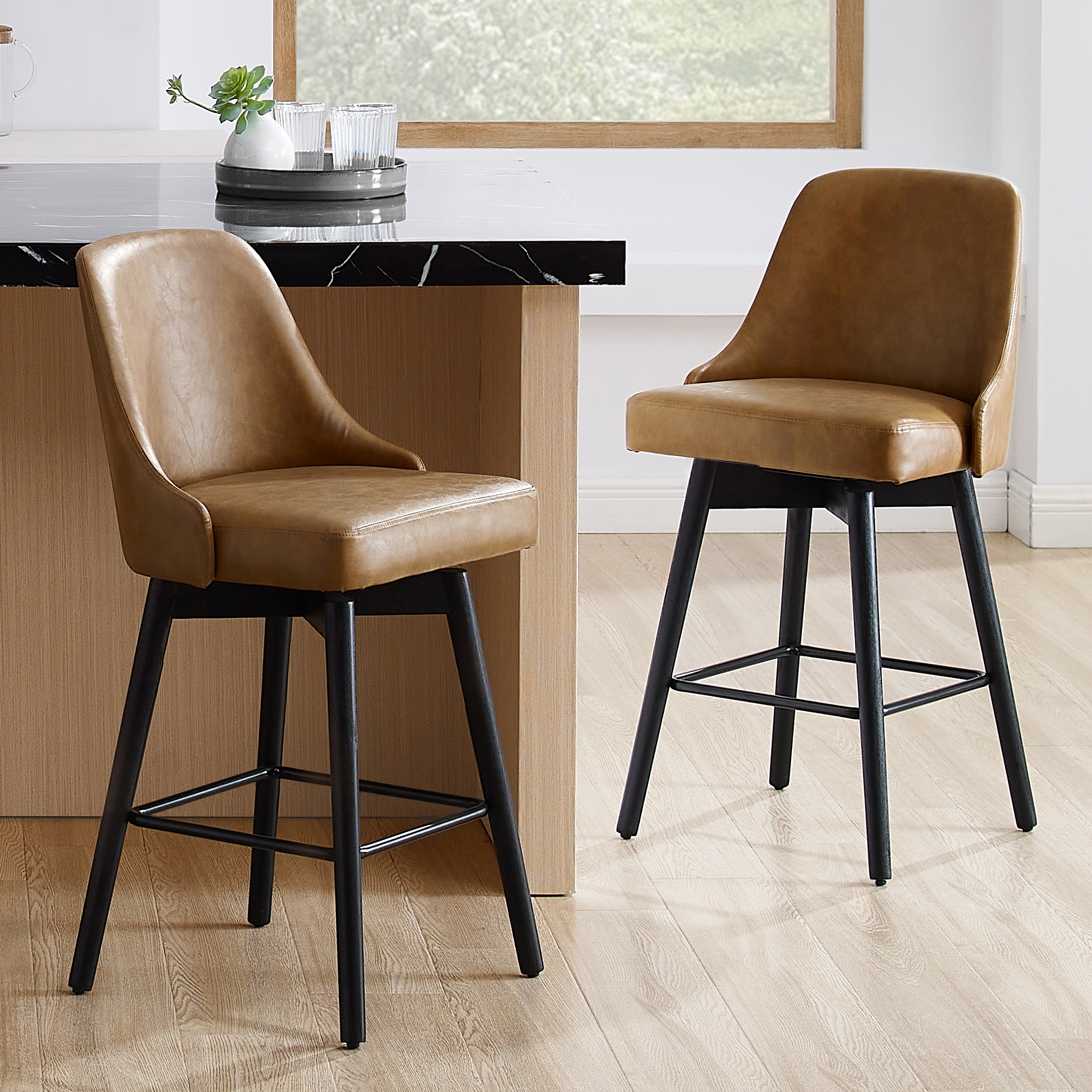 ART LEON Counter and Bar Stools - Bed Bath & Beyond