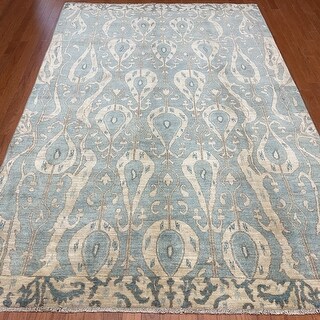 HERAT ORIENTAL Handmade Indo Ikat Wool Rug - 6'1" x 9'3" - Bed Bath ...