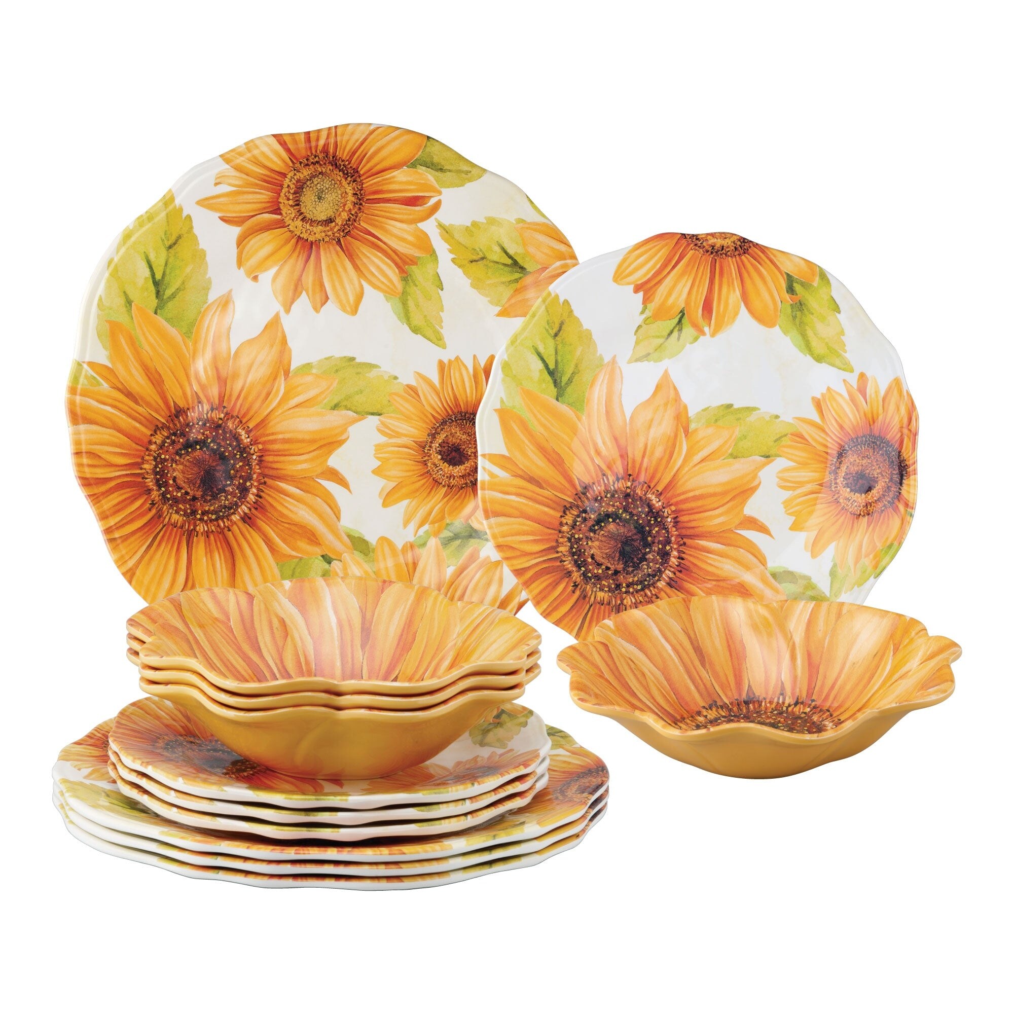 Orange Melamine Dinnerware Sets - Bed Bath & Beyond