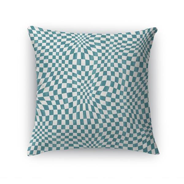 PSYCHEDELIC PUCKER TEAL Accent Pillow By Kavka Designs - Bed Bath ...