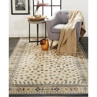 Grand Bazaar Huron Machine Made Patterned 4' x 5' Rug - 3'-11" x 5'-5 ...