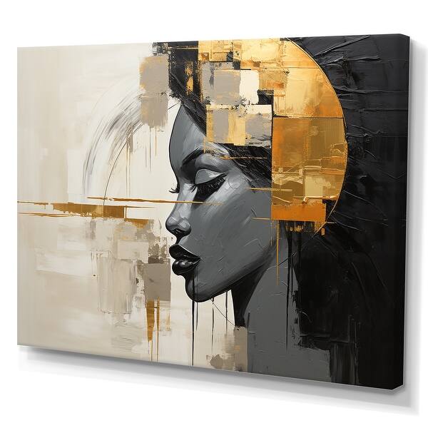 Designart "Minimalism African Fashion Woman Portrait I" Africa Wall Art ...