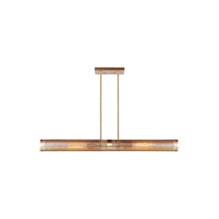 Generation Lighting Exton Four Light Linear Modern Chandelier - 3 - Bed ...