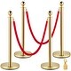 VEVOR Crowd Control Stanchion Set of 4 Pieces Stanchion Set Stanchion ...