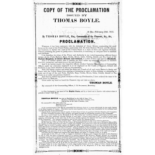 Thomas Boyle (17751825). /Nunited States Navy Officer. Copy Of The ...