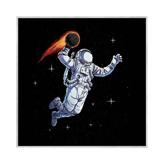 iCanvas "Space Dunk" by Digital Carbine Framed - Bed Bath & Beyond ...