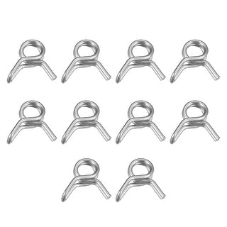 Double Wire Spring Hose Clamp, 10pcs 304 Stainless Steel 3.5mm Spring ...