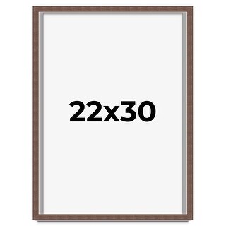 22x30 Shadow Box Frame Brown | 1.125 inches Deep Real Wood Rustic - Bed ...