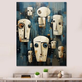 Designart "The Art Of Robotics II" Robots Wall Art - Bed Bath & Beyond ...