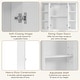 Roomfitters 36x28 Inch Medicine Cabinet, Wall Mounted Bathroom Mirror ...