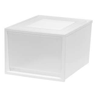 Deep Box Chest Drawer in White (3-Pack) - Bed Bath & Beyond - 32176179