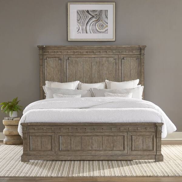 Town & Country Dusty Taupe Panel Bed - Bed Bath & Beyond - 37066981