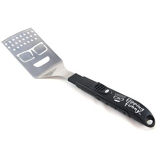 Flipping Funny Talking Grill Spatula, Black, 4.7x14 Inches - Black ...
