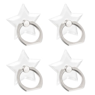 Transparent Phone Ring Holders, Clear Finger Grip Stand (Star Shape ...