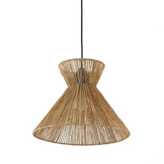 Yaku Cone Hemp Ceiling Light - Bed Bath & Beyond - 39983527