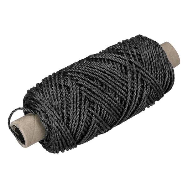 Twisted Nylon Mason Line Black 100M 2.5MM Dia for DIY Projects - Bed ...