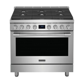 Frigidaire 36Inch Dual-Fuel Freestanding Range - Bed Bath & Beyond ...