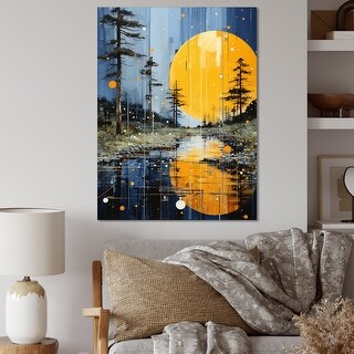Designart "Yellow Solar Specks" Solar Panels Canvas Print - Bed Bath ...