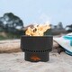 NFL Denver Broncos Ridge Portable Steel Smokeless Fire Pit, Bag & Spark ...