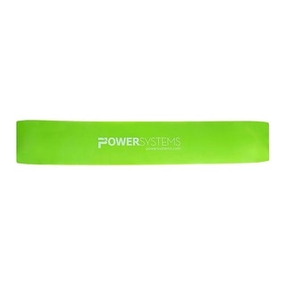 Power Systems Versa Loops Light Resistance Exercise Bands, Lime Green ...