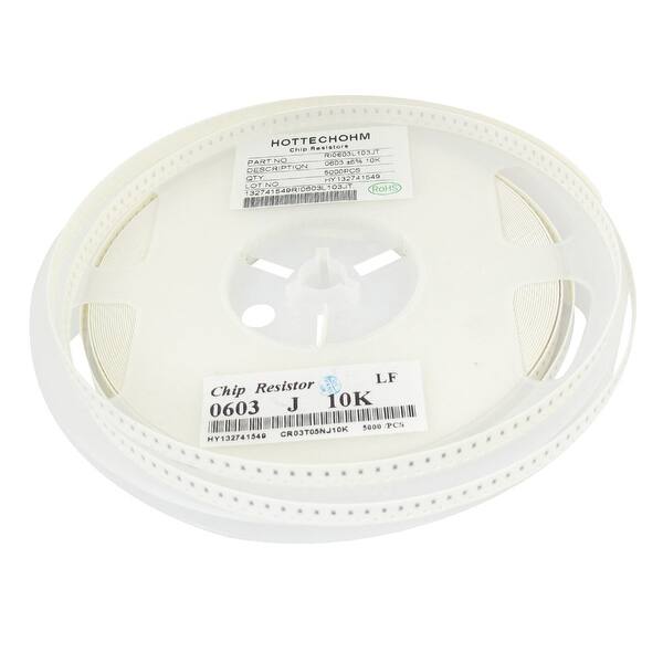 5000pcs Communication 10K Ohm Thick Film 0603 SMD SMT Resistor Kit Reel ...