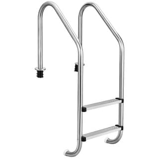 Swimming Pool Ladder, Stainless Steel Pool Steps for Inground Pools ...