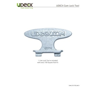 UDECX DIY Patio Cam Lock Tool - 5.5"x5.5"x43" - Bed Bath & Beyond ...