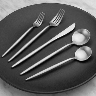 20-Piece Silverware Flatware Cutlery Set,Dishwasher Safe - Bed Bath ...
