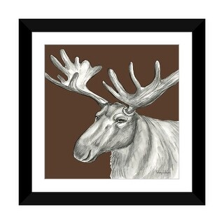 iCanvas "Watercolor Pencil Forest Color I Moose" by Kelsey Wilson - Bed ...