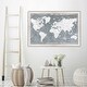 "Galvanized Map" by CAD Designs Print on Acrylic - Bed Bath & Beyond ...